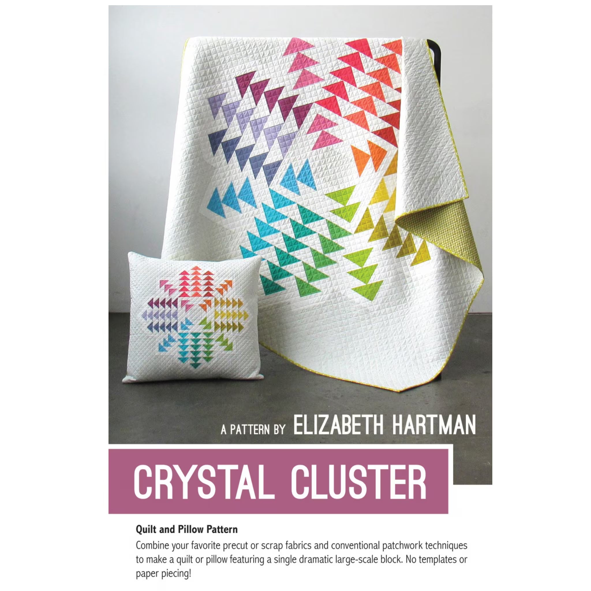 Crystal Cluster Quilt Pattern Elizabeth Hartman | Apothecary Fabrics